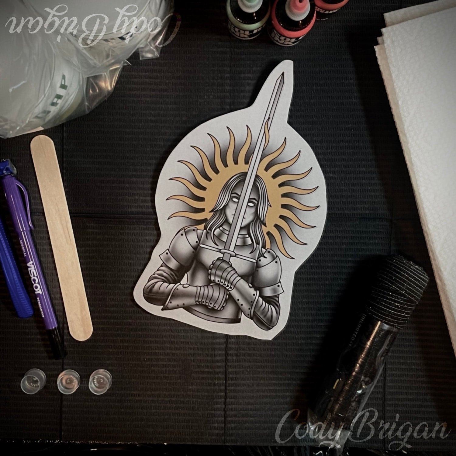 Sun Warrior | Morning Star Tattoo