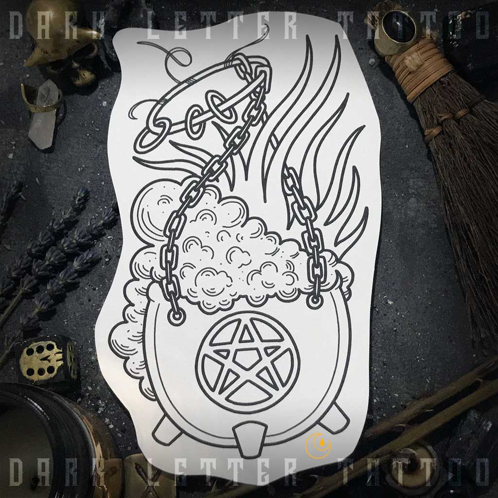 Witches Cauldron | Morning Star Tattoo